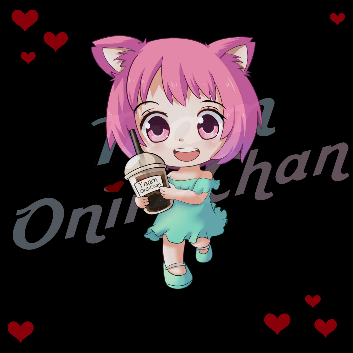 Chibi Boba Neko – Team Onii-Chan