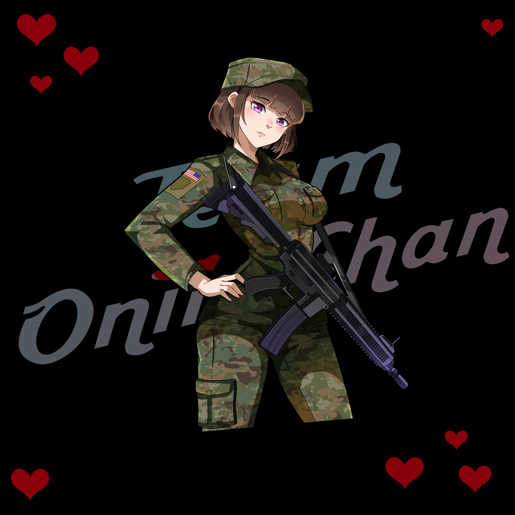 Army Waifu Set – Team Onii-Chan